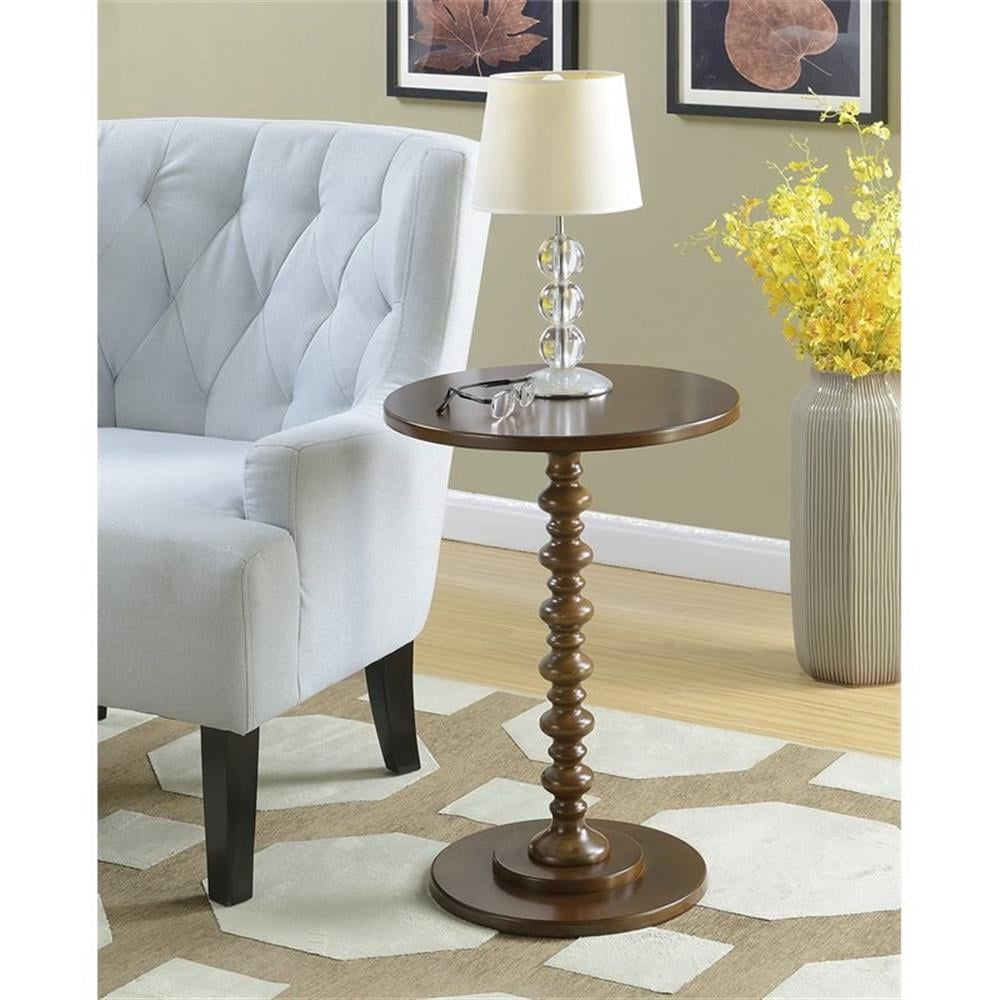 Pemberly Row Spindle Table in Espresso Wood Finish - Walmart.com