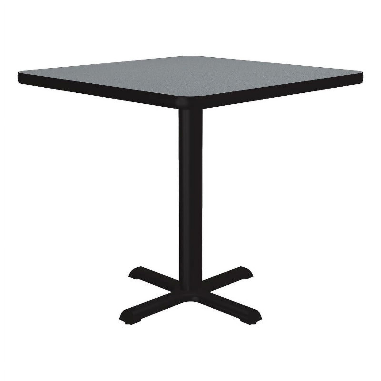 Pemberly Row Square Commercial Laminate Cafe and Breakroom Table in ...