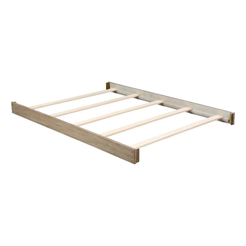 Pemberly Row Traditional Wood Full Bed Conversion Kit in Natural ...