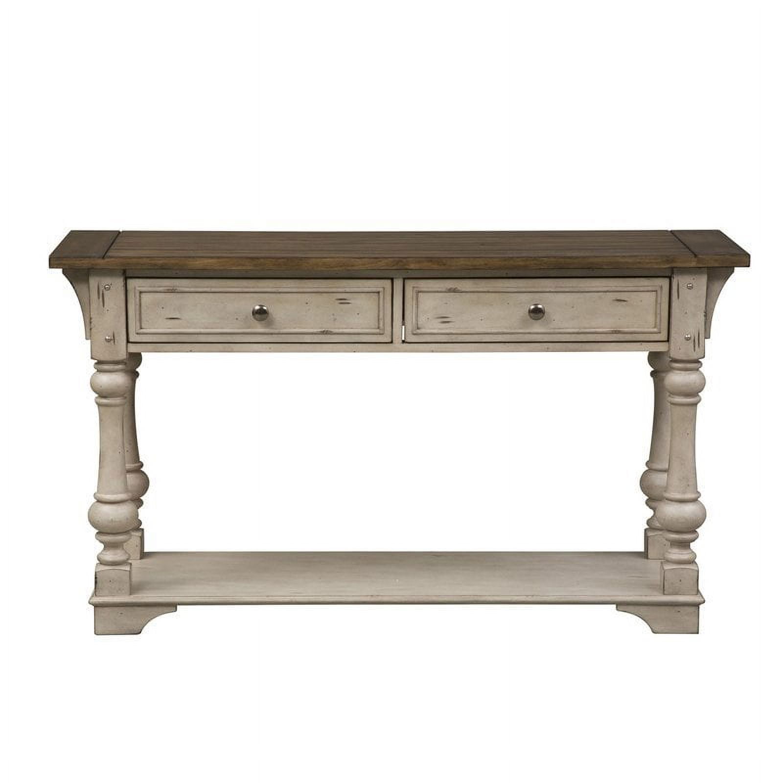 Pemberly Row Traditional Wood Sofa Table in White - Walmart.com