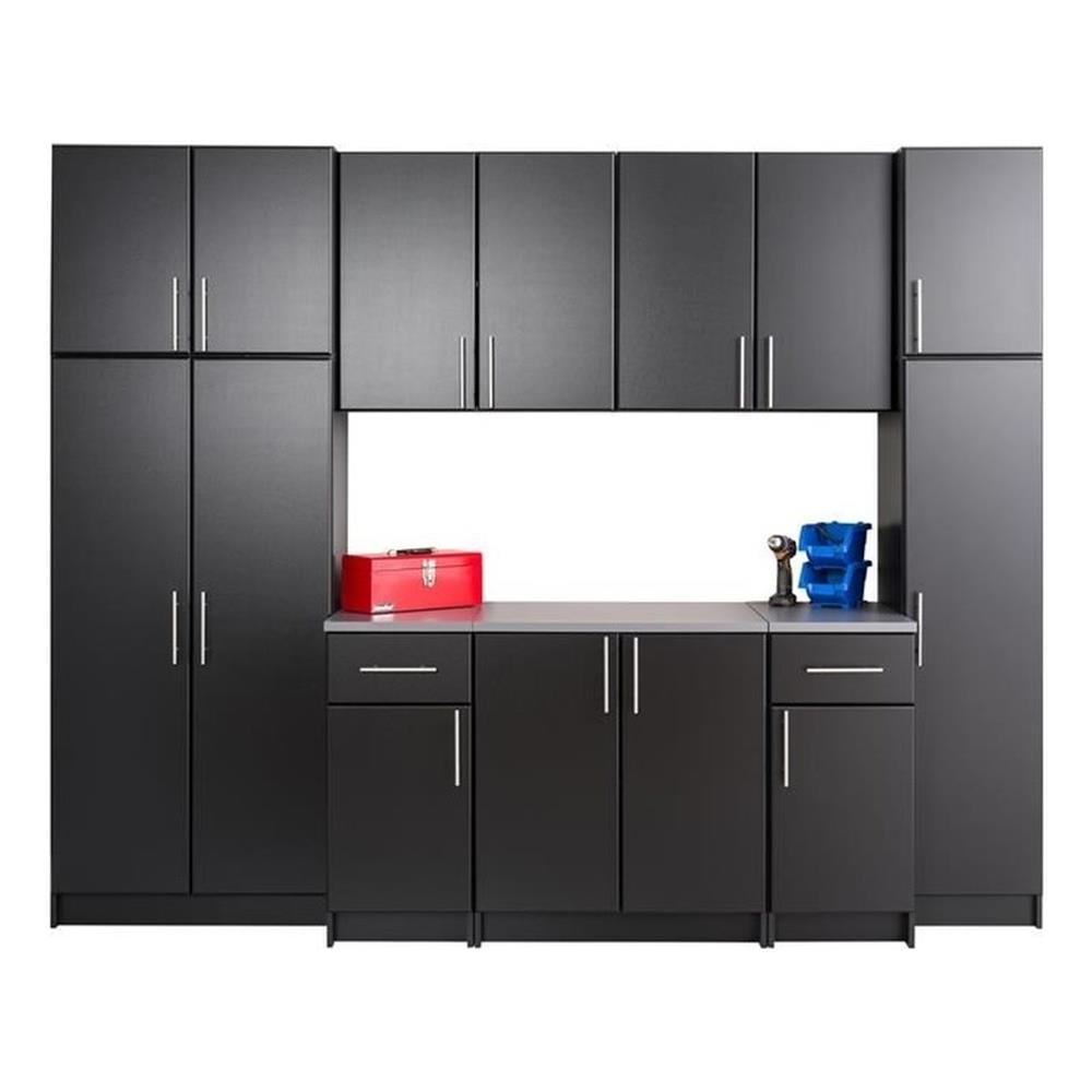 Pemberly Row Transitional Engineered Wood 9 Piece Garage Storage Set A ...