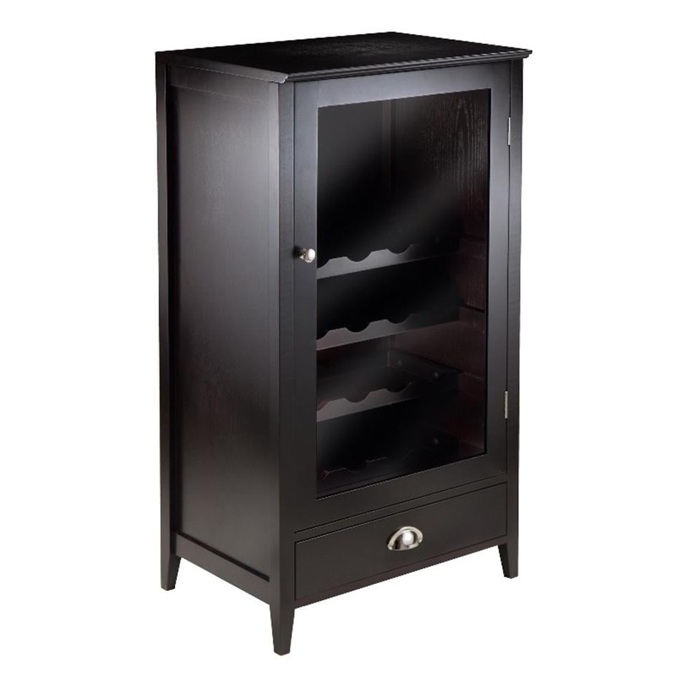 Pemberly Row Transitional Solid Wood Modular Home Bar Cabinet in ...