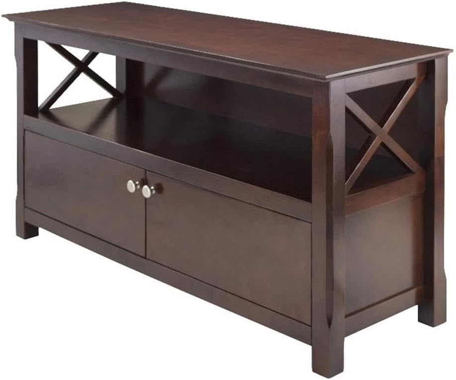 Pemberly Row Transitional Solid Wood TV Stand for TVs up to 46" in ...