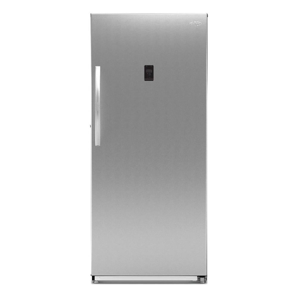 Pemberly Row Upright Convertible Refrigerator Freezer 21 cu. ft. Silver ...