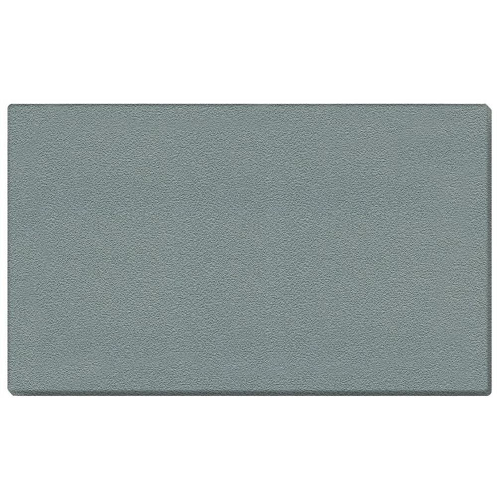 Pemberly Row Vinyl 4' x 6' Wrapped Edge Bulletin Board in Stone ...