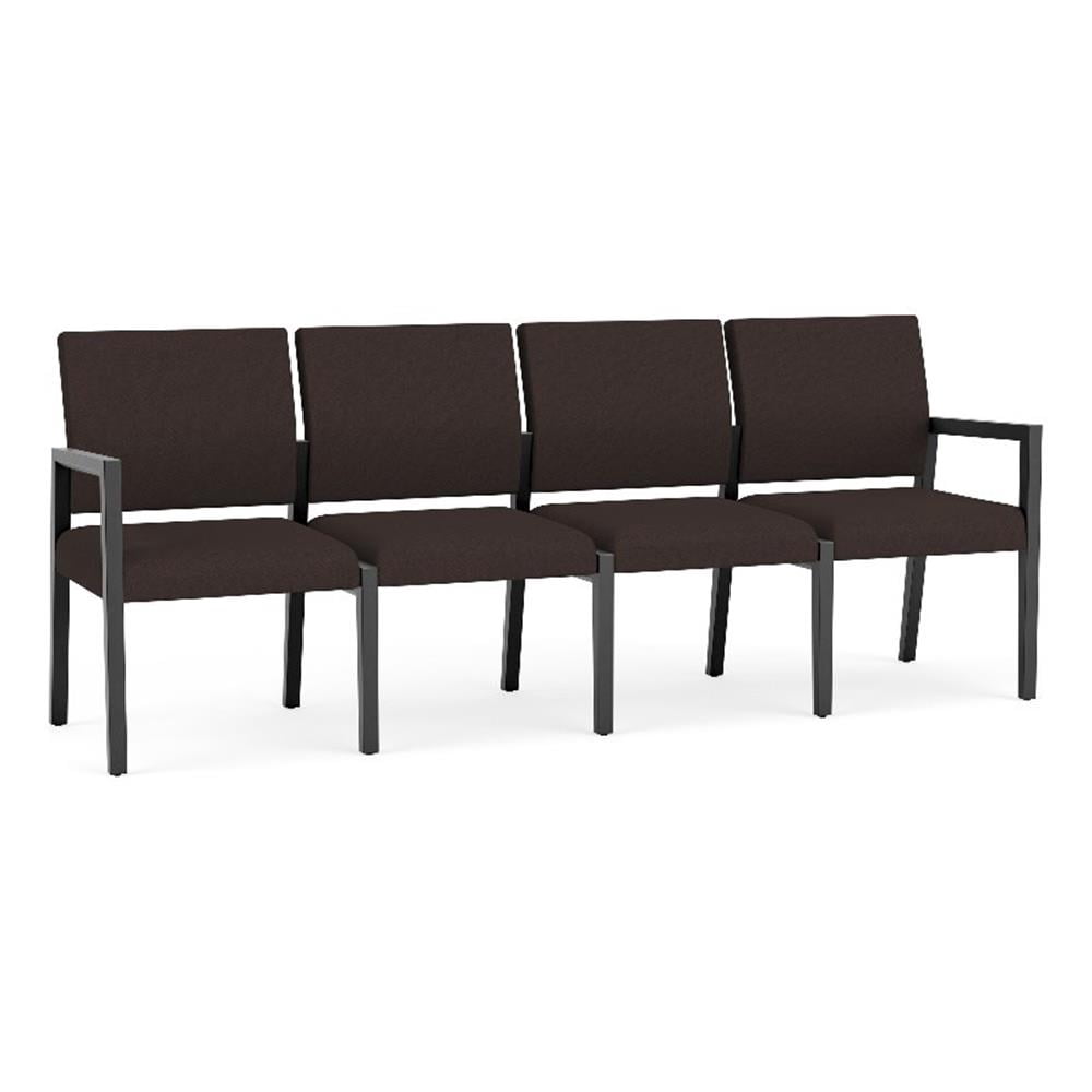 Pemberly Row Waiting Reception 4 Seat Tandem Seating No Center Arms in ...