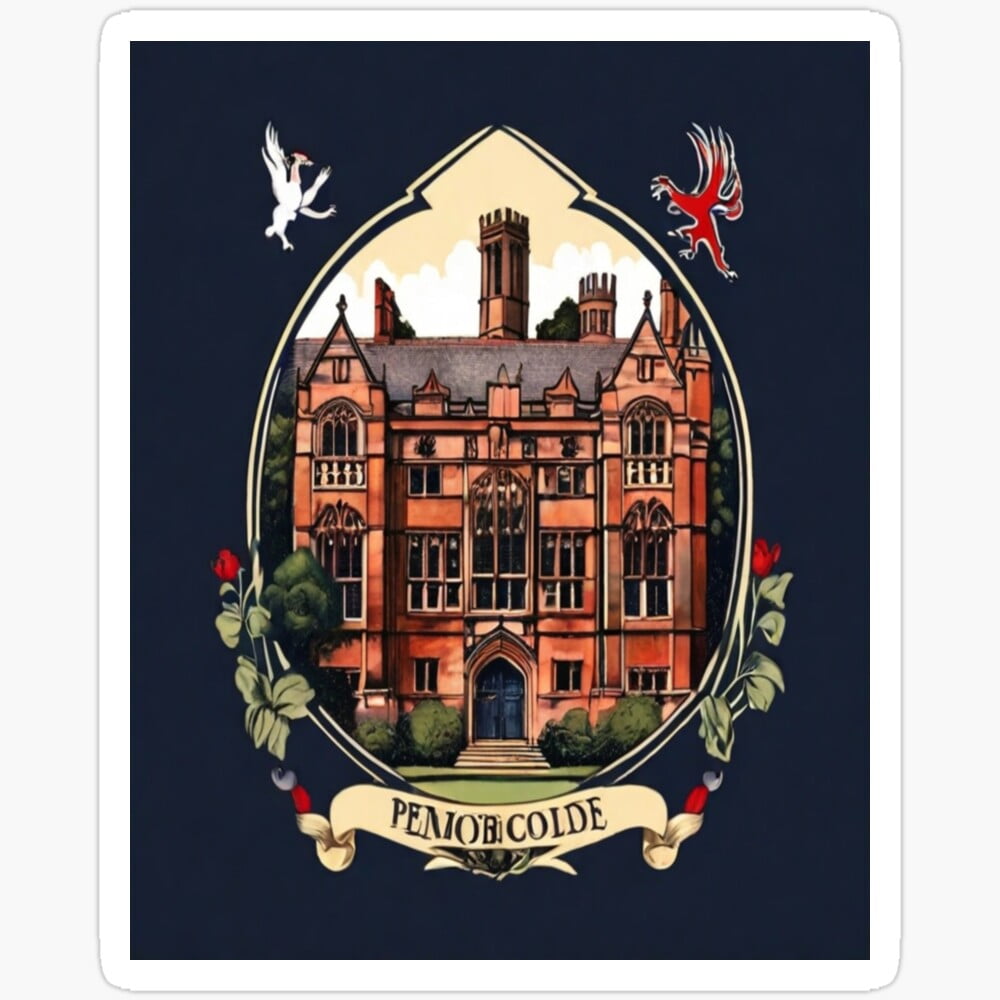 Pembroke College - Strugletown || Cambridge Struggles Sticker Phone ...