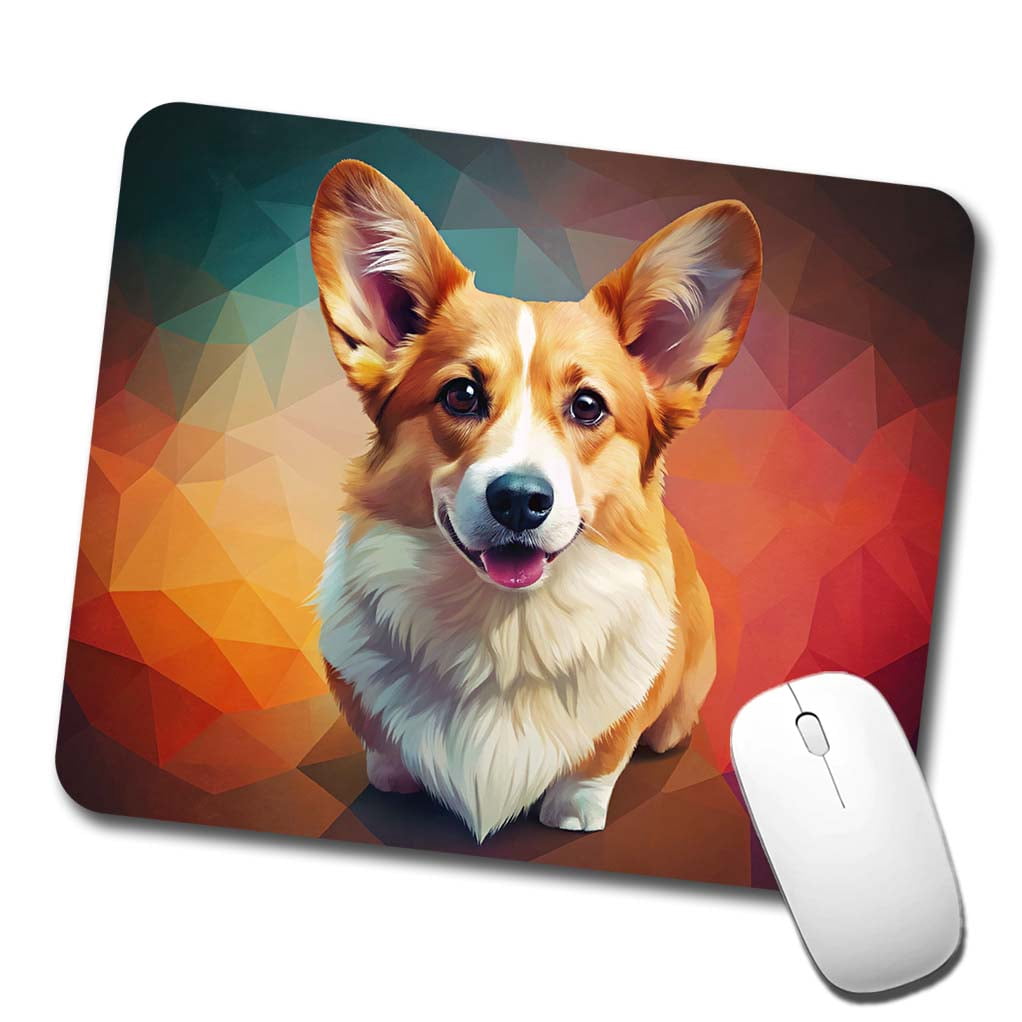Pembroke Welsh Corgi Dog Contemporary Art Mouse Pad Low Profile Gaming ...
