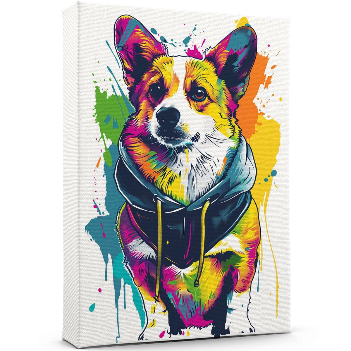 Pembroke Welsh Corgi Dog Wall Art Cute Animal Decor for Kid's Bedroom ...