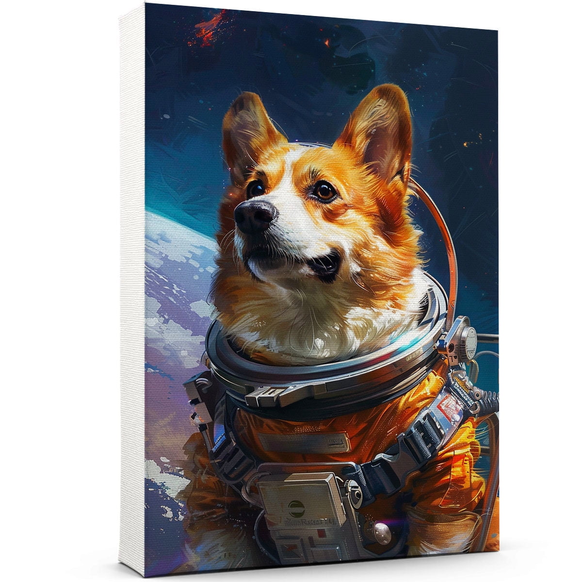 Pembroke Welsh Corgi Dog Wall Decor - Space Wall Decor - Space Wall Art ...