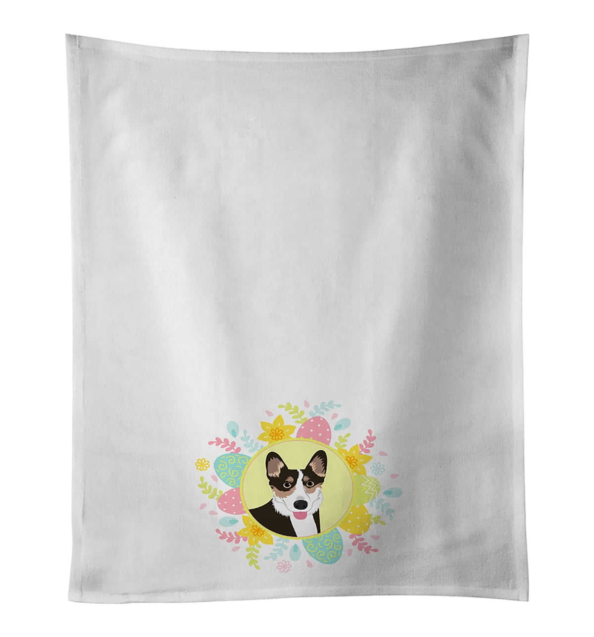 Pembroke Welsh Corgi Tricolor Black-Headed #2 Easter White Kitchen ...