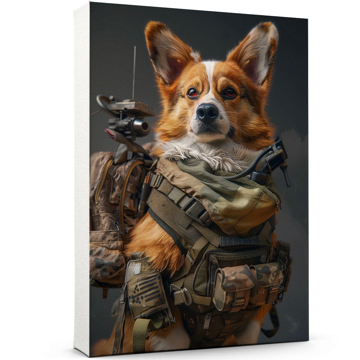 Pembroke Welsh Corgi Wall Art Soilder Dog Posters - Pembroke Welsh ...