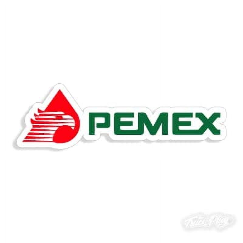 Pemex Mexico Gas 12" Sticker decal White outline - Walmart.com