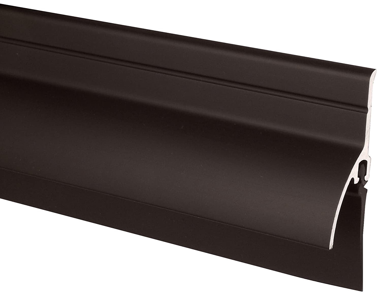 Pemko - 345DV36 Door Bottom Sweep with Rain Drip, Dark Bronze Anodized ...