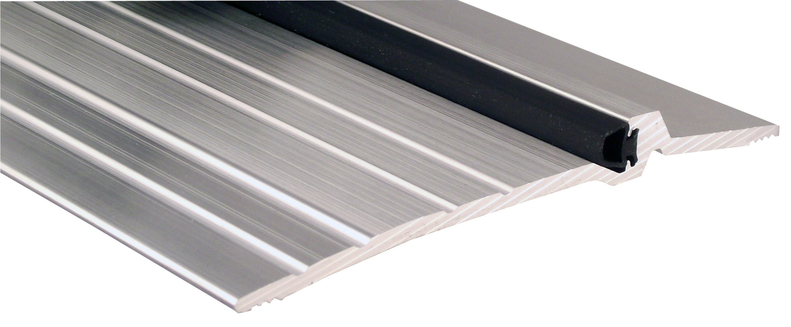 Pemko Latching Panic Exit Threshold, Mill Finish Aluminum with Black ...