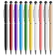 Pen 10 Pack Universal Capacitive 2 in 1 Retractable Ballpoint Pens and ...