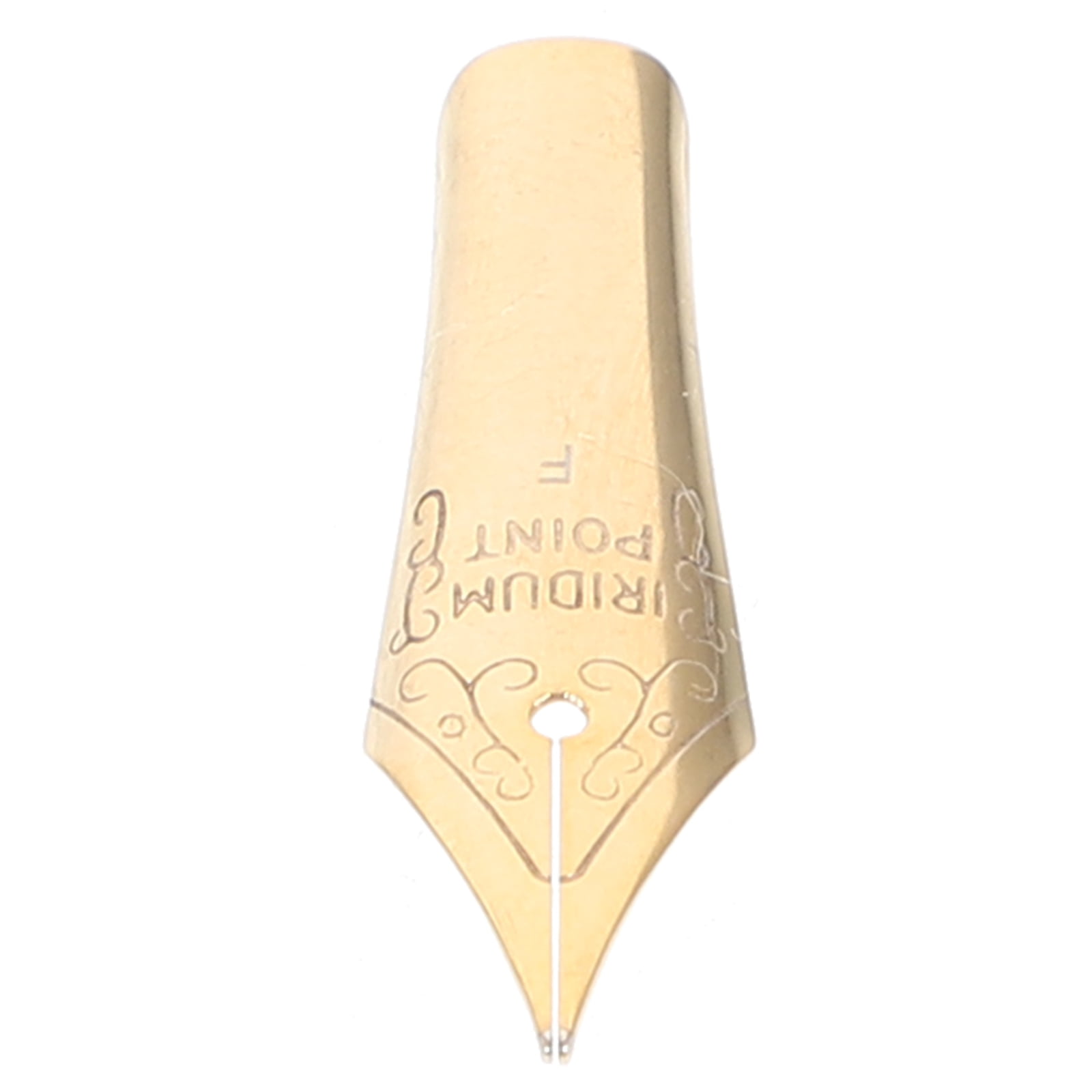 Golden Metal Paintbrush with Calligraphy Pen for Practice and Daily ...