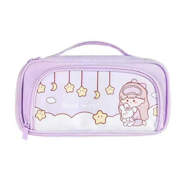 Pen Bag Cute Stationery Bag Large Capacity Pencil Case Pencil Box Pen ...