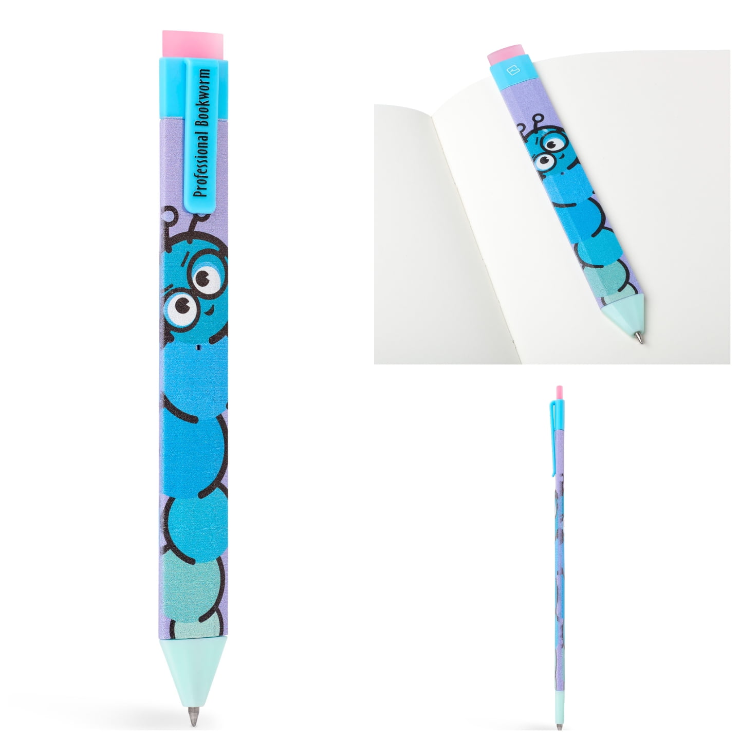 Thinking Gifts Pen |3-in-1 Bookmark & Erasable Gel Pen| Ink & Page ...