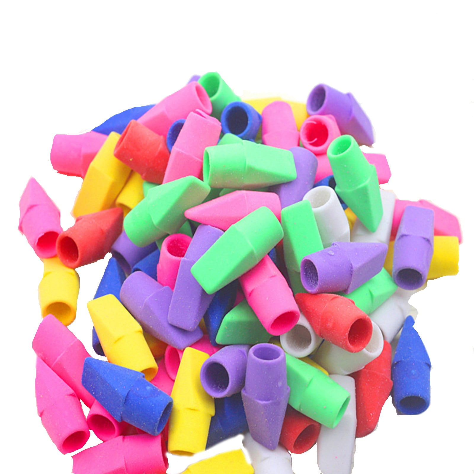 Pen Cap Eraser 150 Pcs, 150 Pack Pencil Erasers Pencil Top Erasers Cap ...
