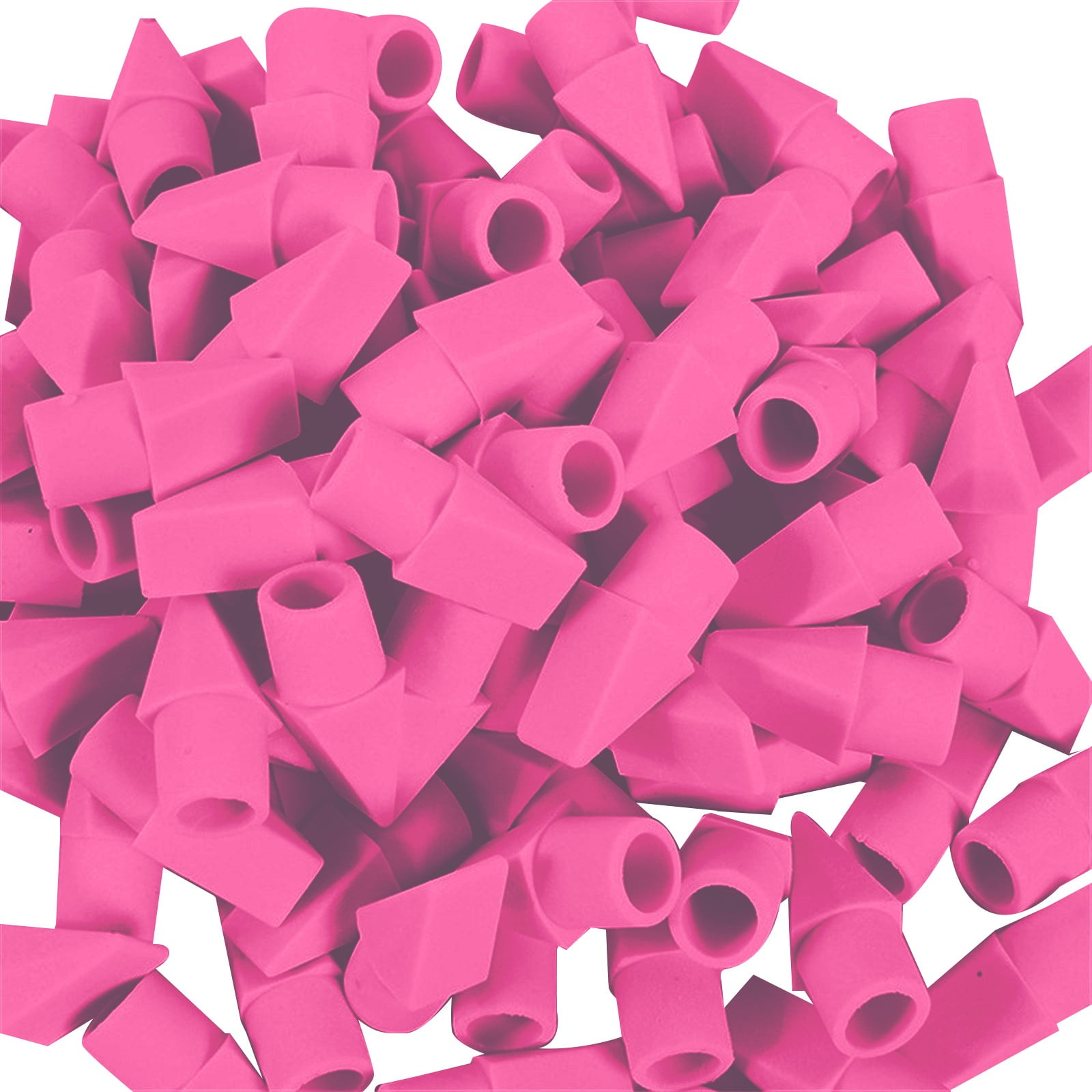 Pen Cap Eraser Pink * 25, 144 Pack Pencil Erasers Pencil Top Erasers ...