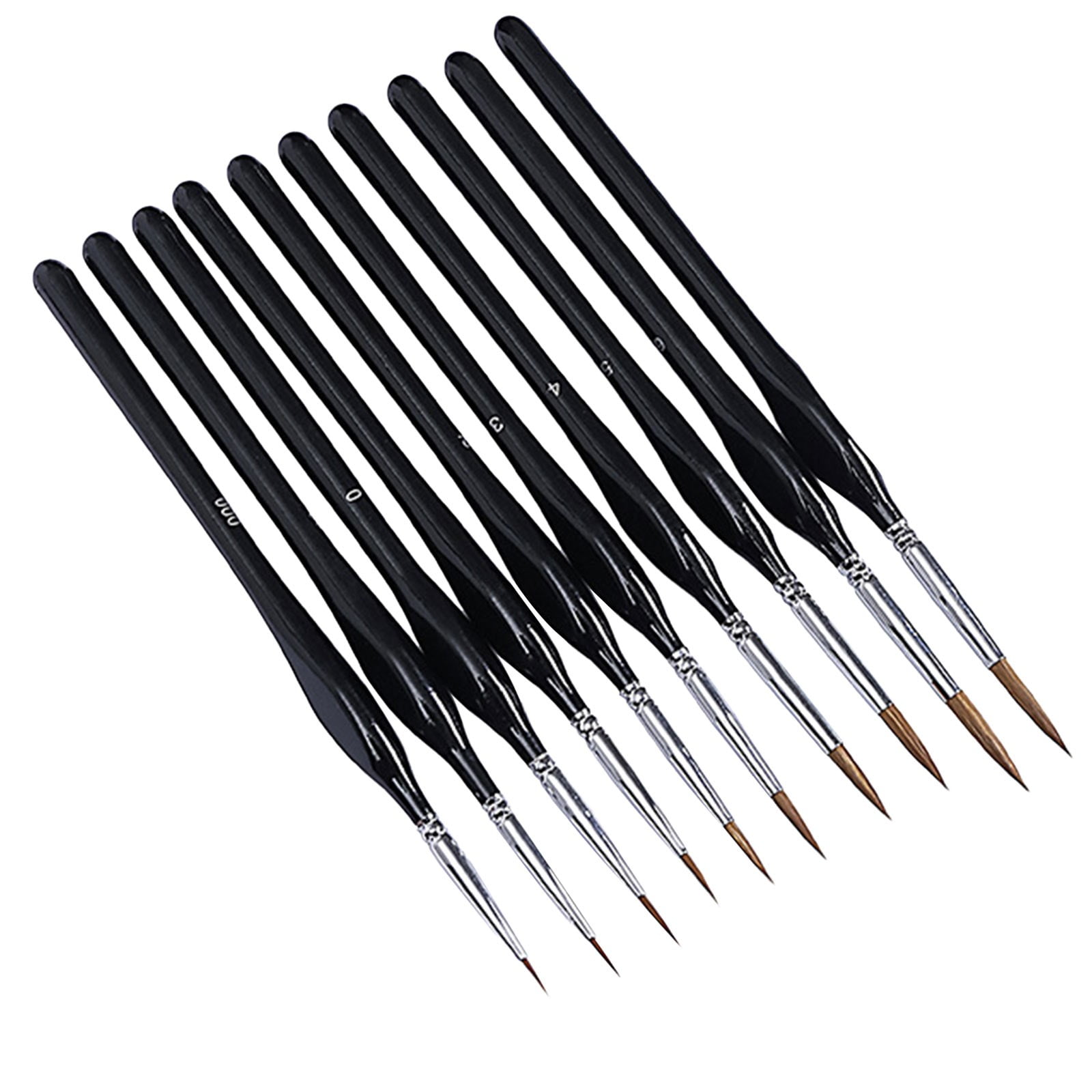 Pen Clearance! Lekdue 10Pcs Small Fine Tip Paintbrushes Micro Detail ...