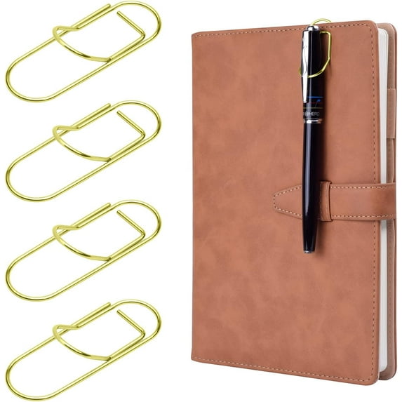 Pen Clip, 12 Pack Stainless Steel Pen Clip Holder for Notebook, Books ...