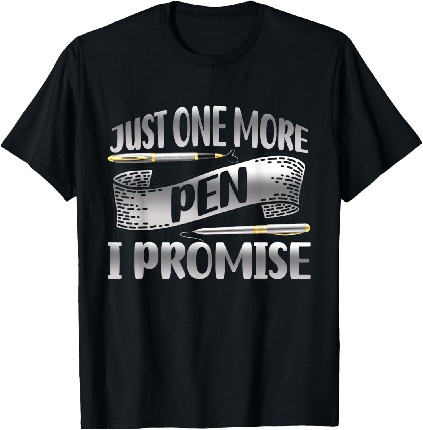 Pen Collector Woodturning I Promise Crafter Pen Turning T-Shirt men and ...