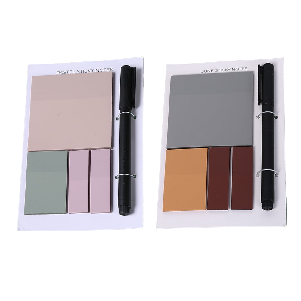 Pen Combination Set 2 sets of transparent convenience stickers with pen ...