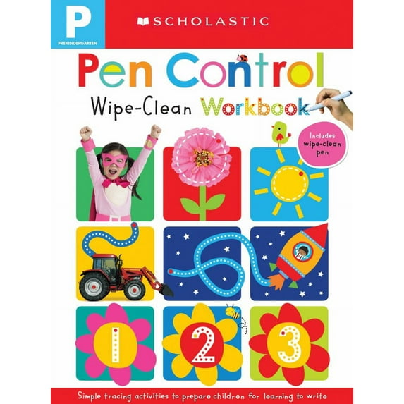Pen Control: Scholastic Early Learners (Wipe-Clean) (Board Book ...
