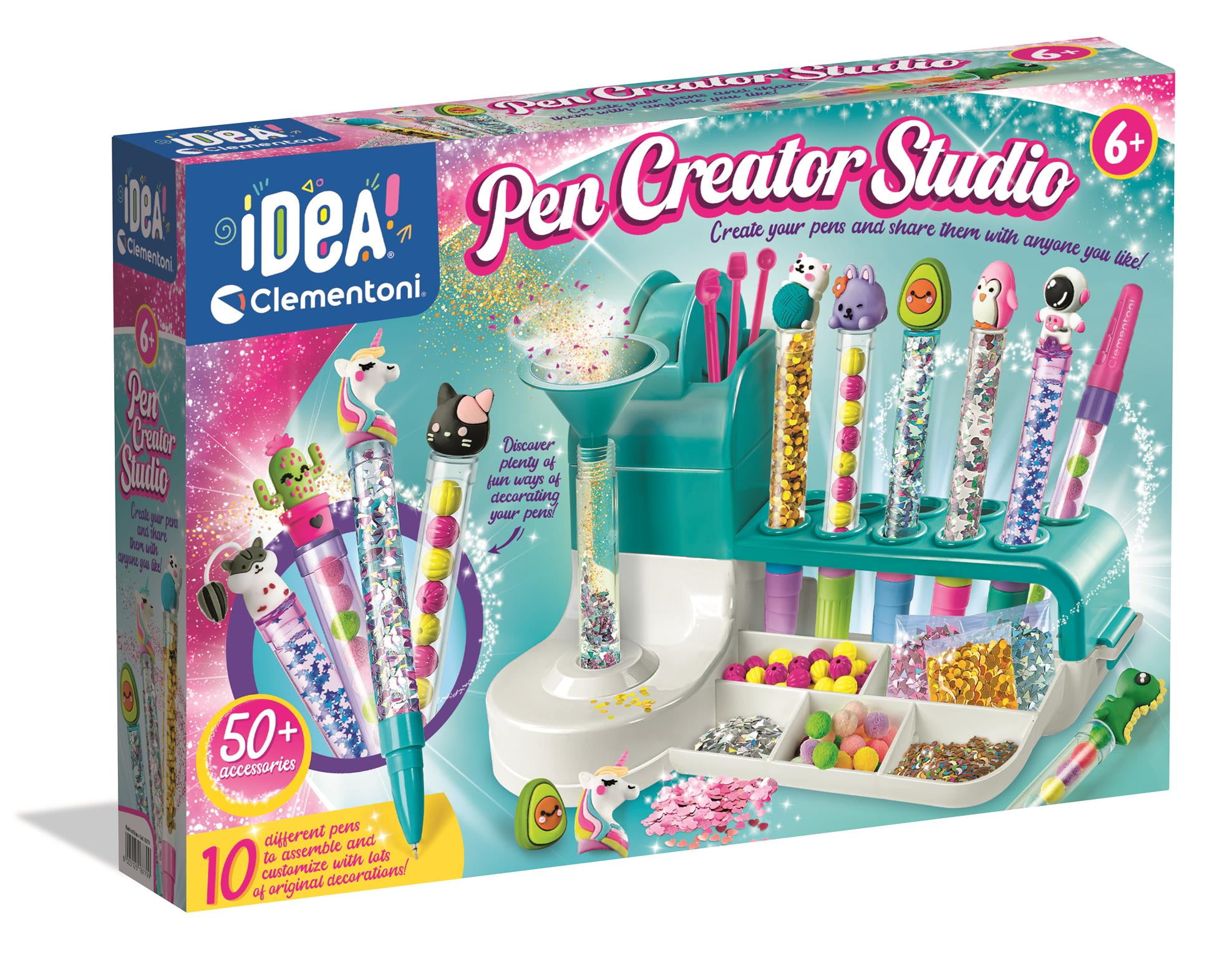 Clementoni, Pen Creator Studio: Personalized Pen Making Kit for Kids ...
