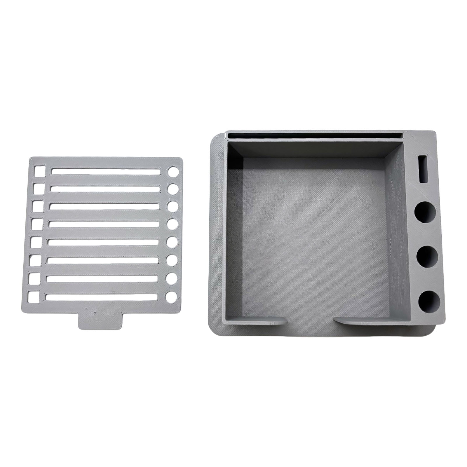 Pen Cup And Note Holder Set Sticky Note Storage Box With Ergonomic ...