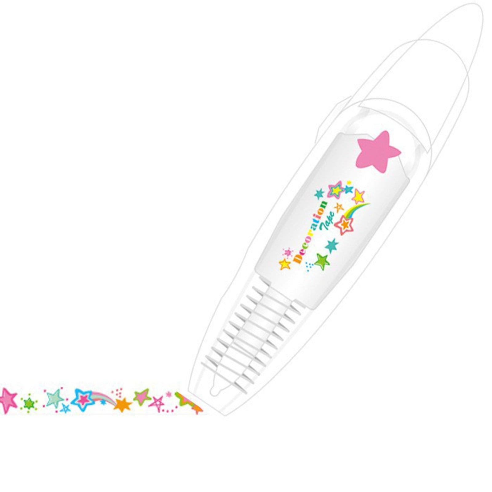 Pen,DIY Lace Decoration Tape Pen Cartoon Pattern Lace Correction Tape ...