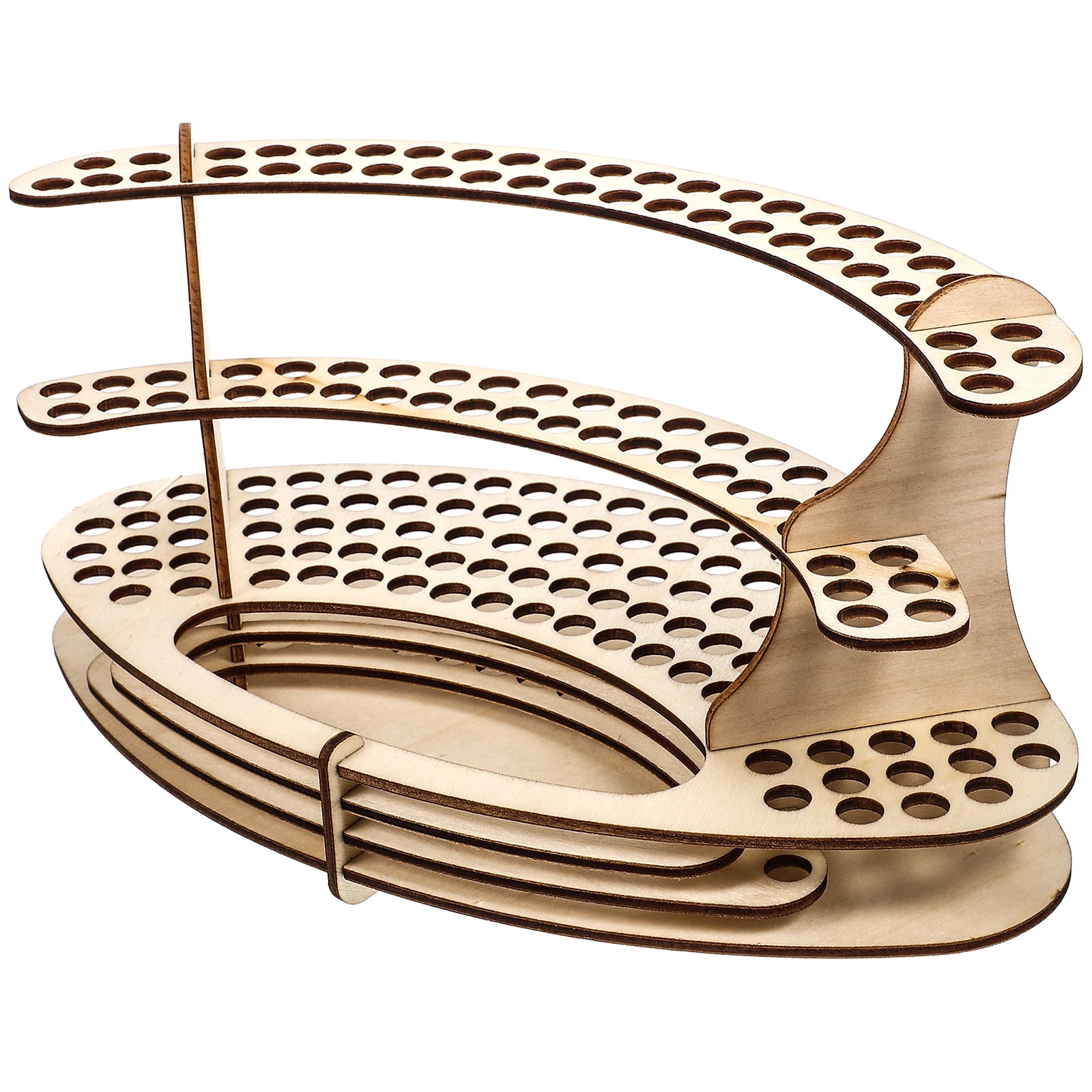 Pen Display Racks Small Pencil Holder DIY Wooden Crayon Stand - Walmart.com