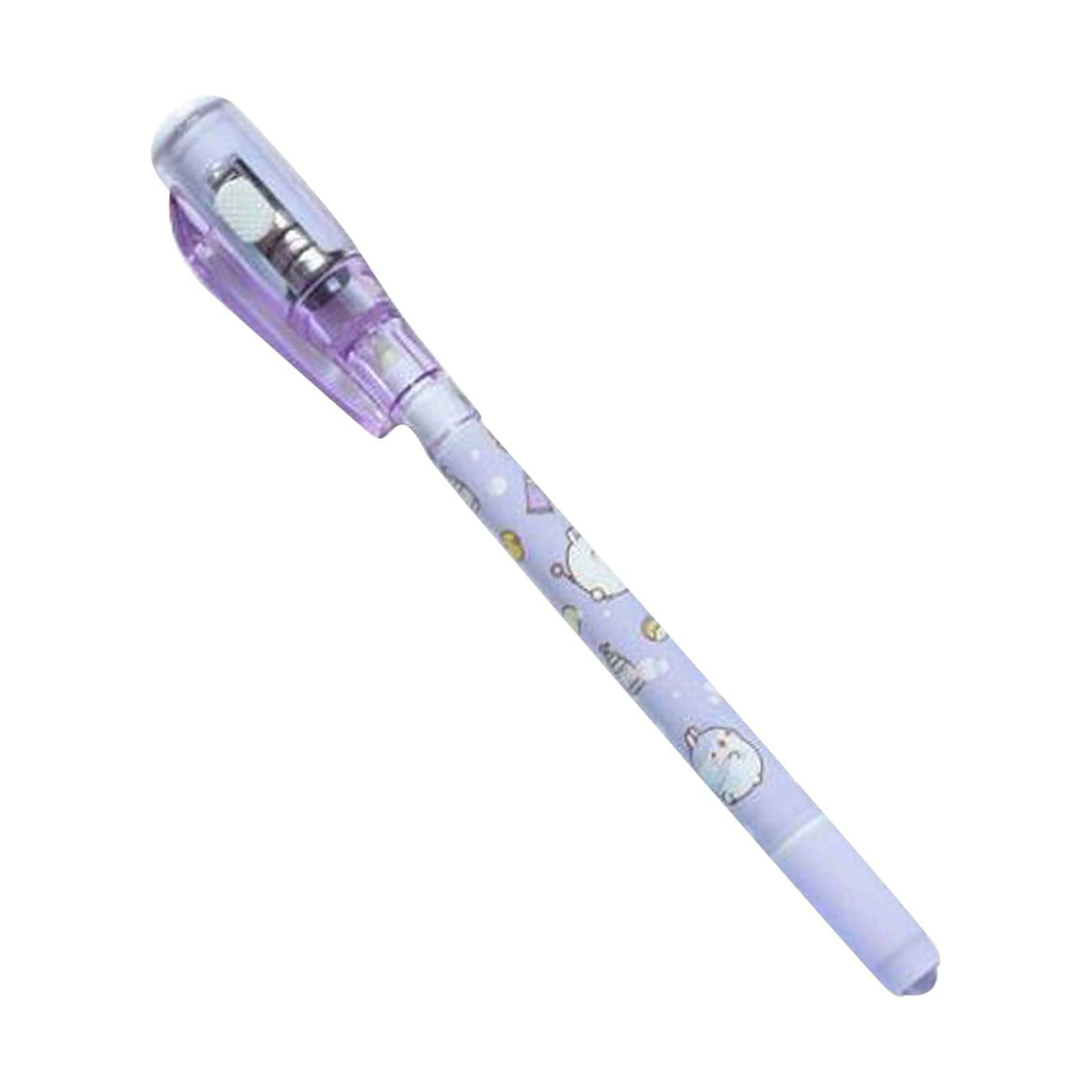 Pen Double-Headed Uv Invisible Pen Luminous Pen Ballpoint Pen Purple ...