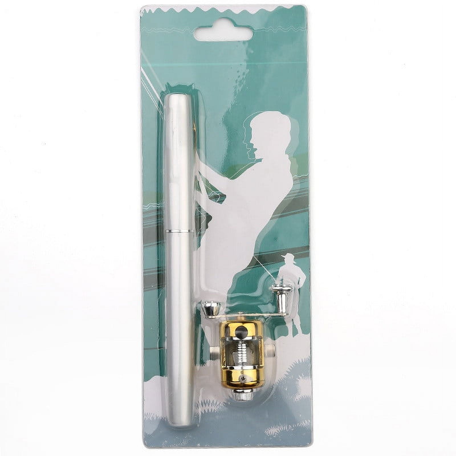 Pen Fishing Rod Kit Mini Fishing Pole Pocket Pen Rod Mini Portable ...
