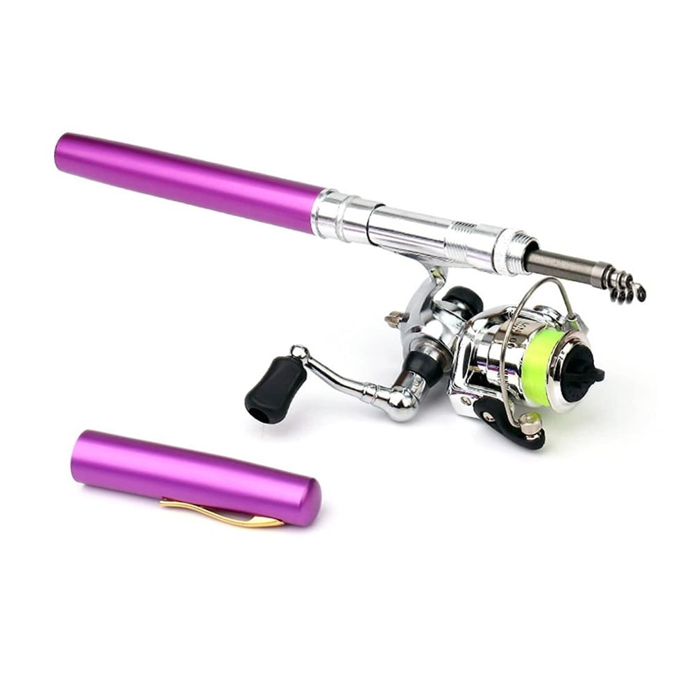 Pen Fishing Rod Kit Mini Fishing Pole Pocket Pen Rod Set Fishing Rod ...