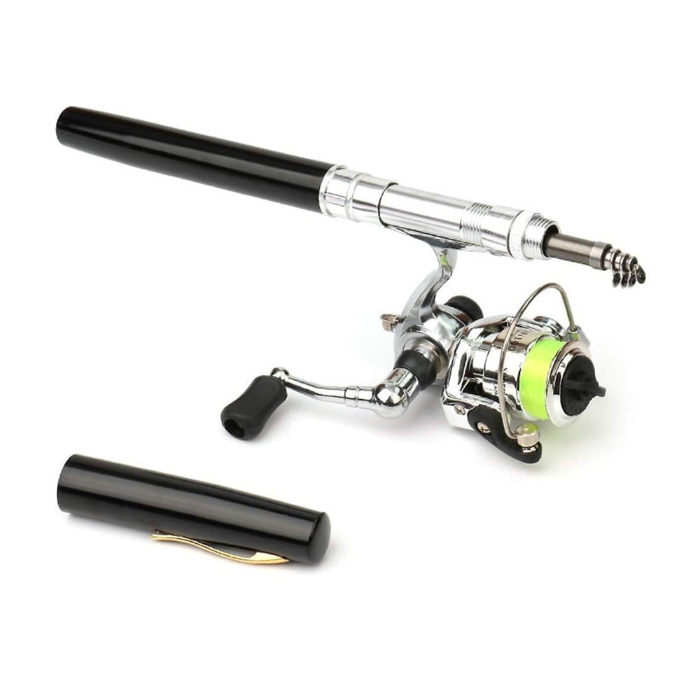 Pen Fishing Rod Kit Mini Fishing Pole Pocket Pen Rod Set Fishing Rod ...