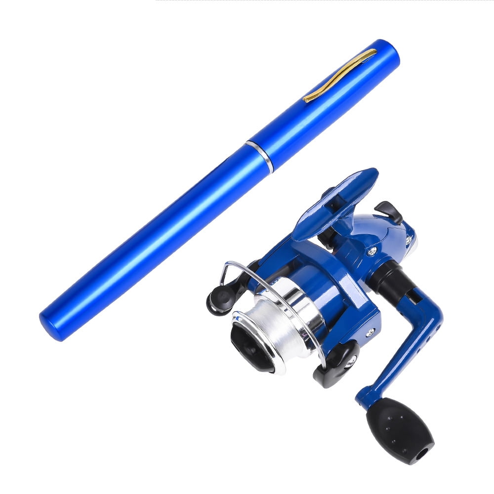 Pen Fishing Rod and Reel Combo Aluminum Alloy Mini Telescopic Pocket ...