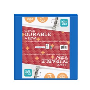 1 Inch Binders in Binder by Ring Size - Walmart.com