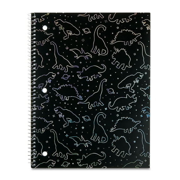 Pen+Gear 1 Subject Poly Notebook, Wide Ruled, 8" x 10.5", Multicolor ...