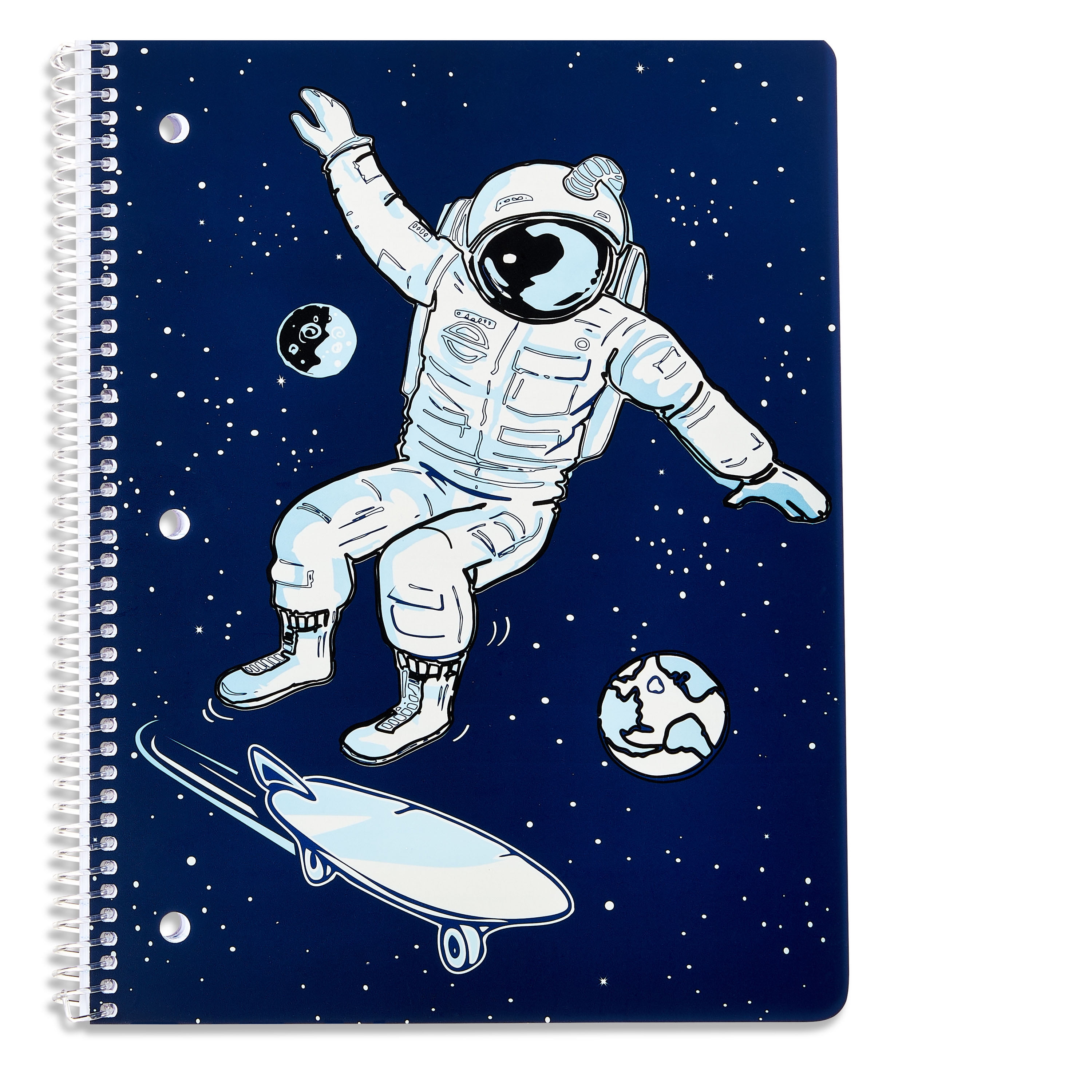 Pen + Gear 1-Subject Spiral Notebook, 10.5" x 8", Wide Ruled, 80 Sheets ...