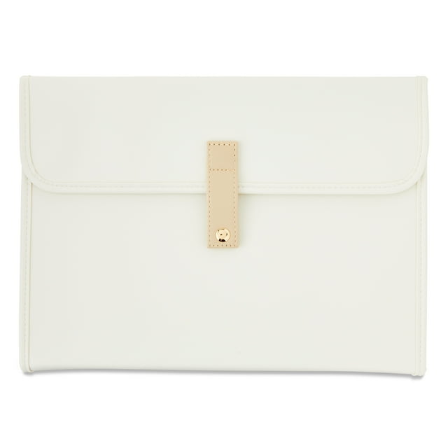 Pen+Gear 13-Pocket Expandable Folder, 13.58 x 9.44 x 0.78 inch, Cream ...