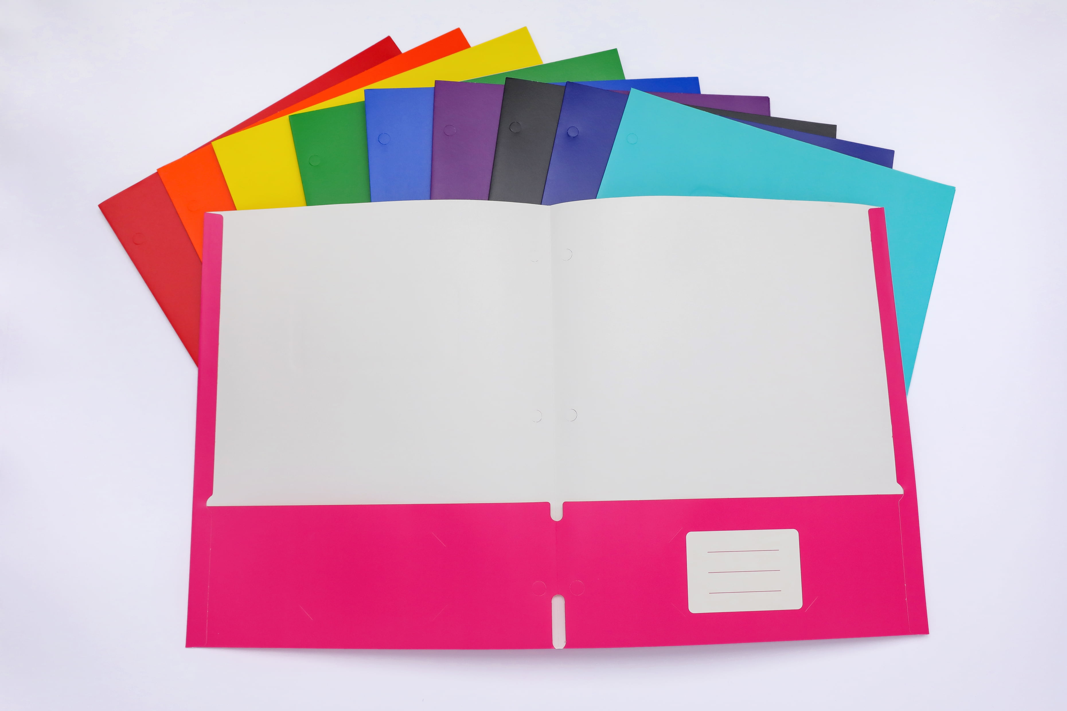 Brandclub - Pen + Gear 2 Pocket Paper Folder, 10 Count