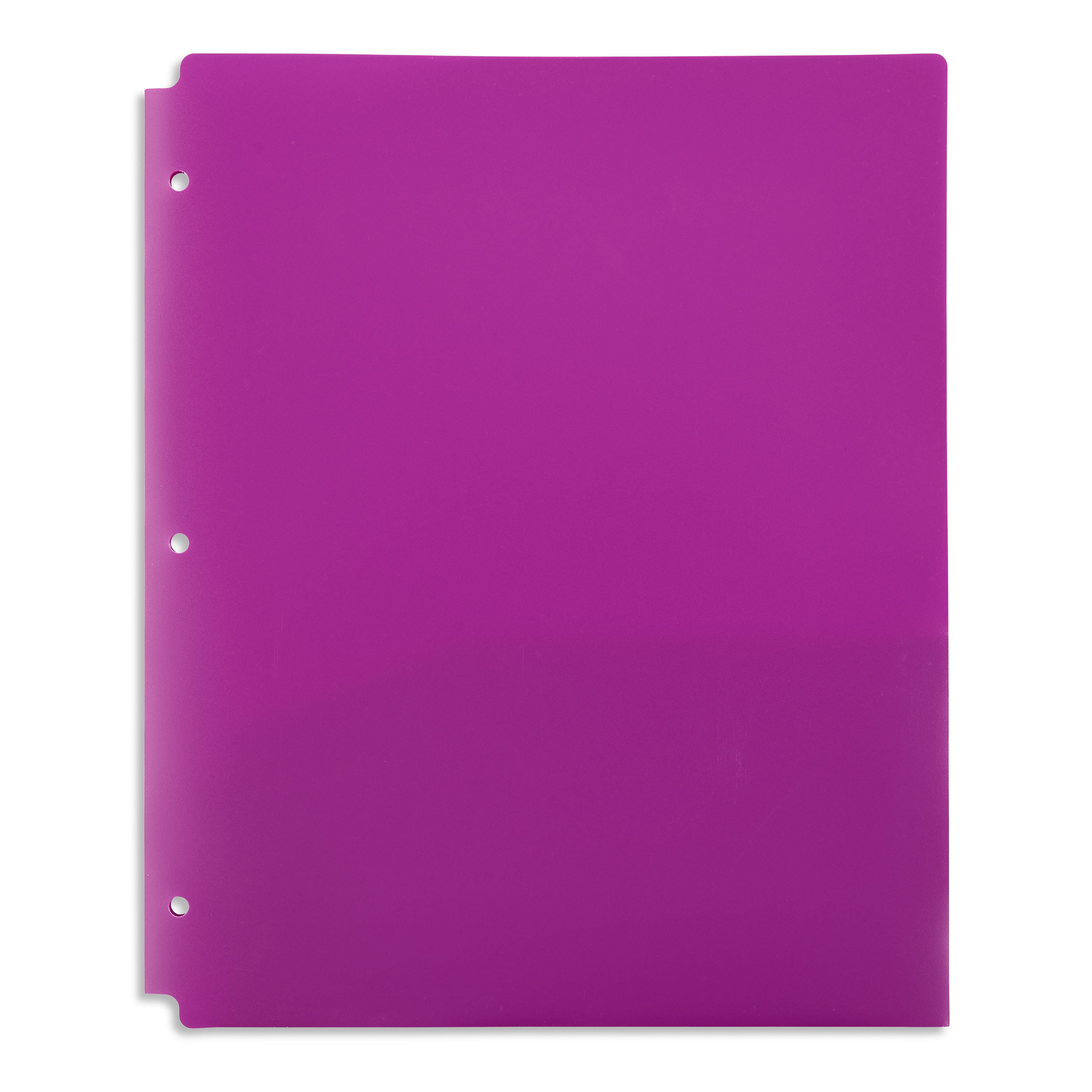 Pen + Gear 2-Pocket Poly Folder, Purple, 9.4" x 11.4" x 0.25" - Walmart.com