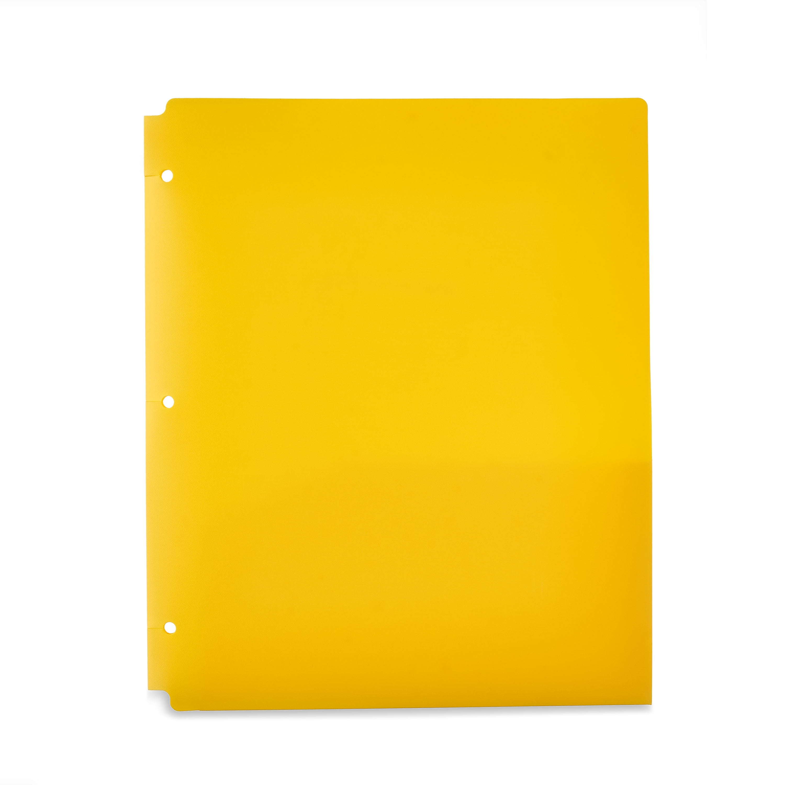 Pen+Gear 2-Pocket Poly Folders, 9.4" x 11.4", Yellow, 50 Pack - Walmart.com