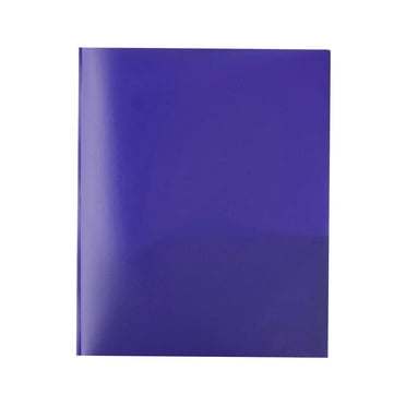 Two-Pocket Heavyweight Poly Portfolio Folder - Walmart.com