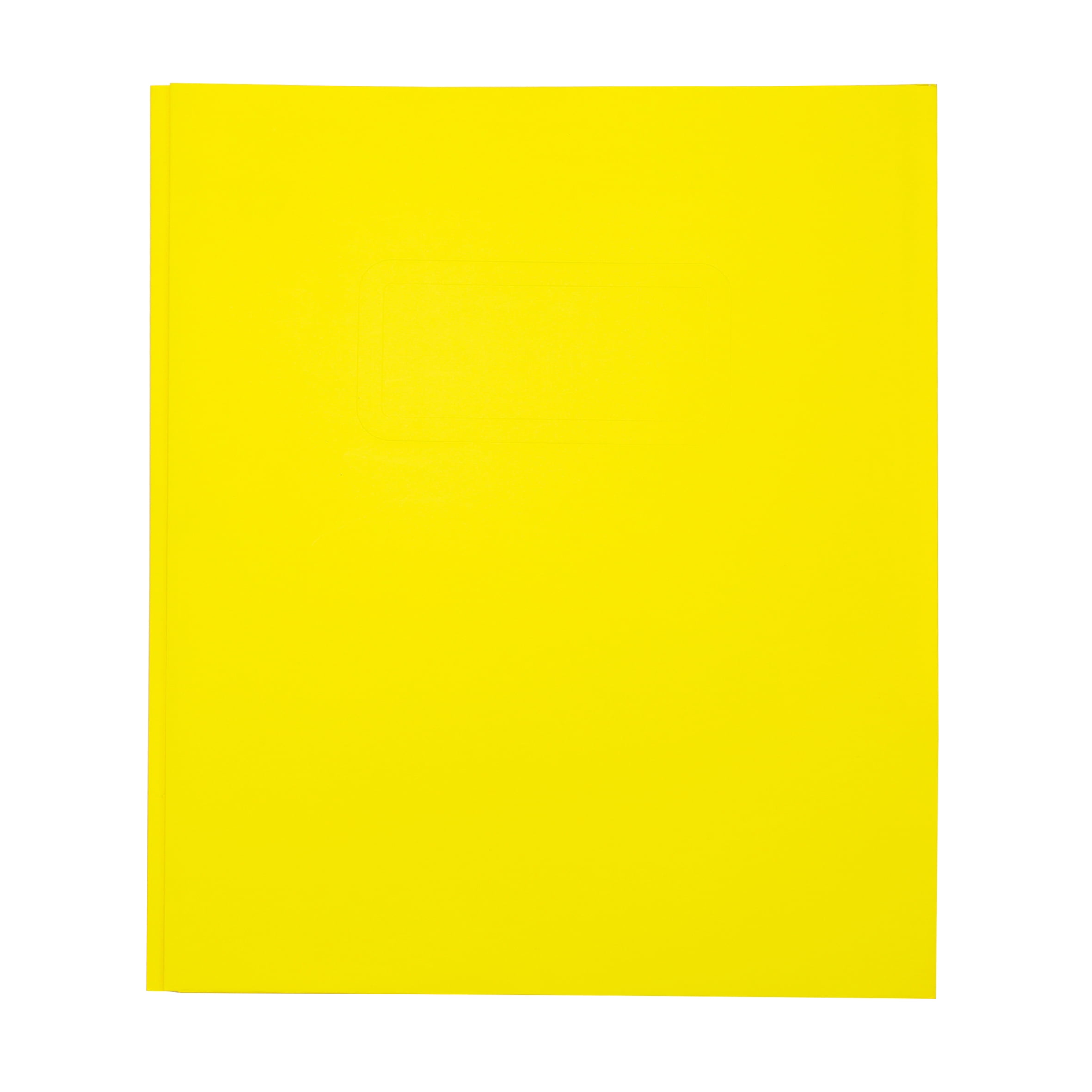 Pen + Gear 3-Prong Paper Folder, Solid Yellow Color, Letter Size ...