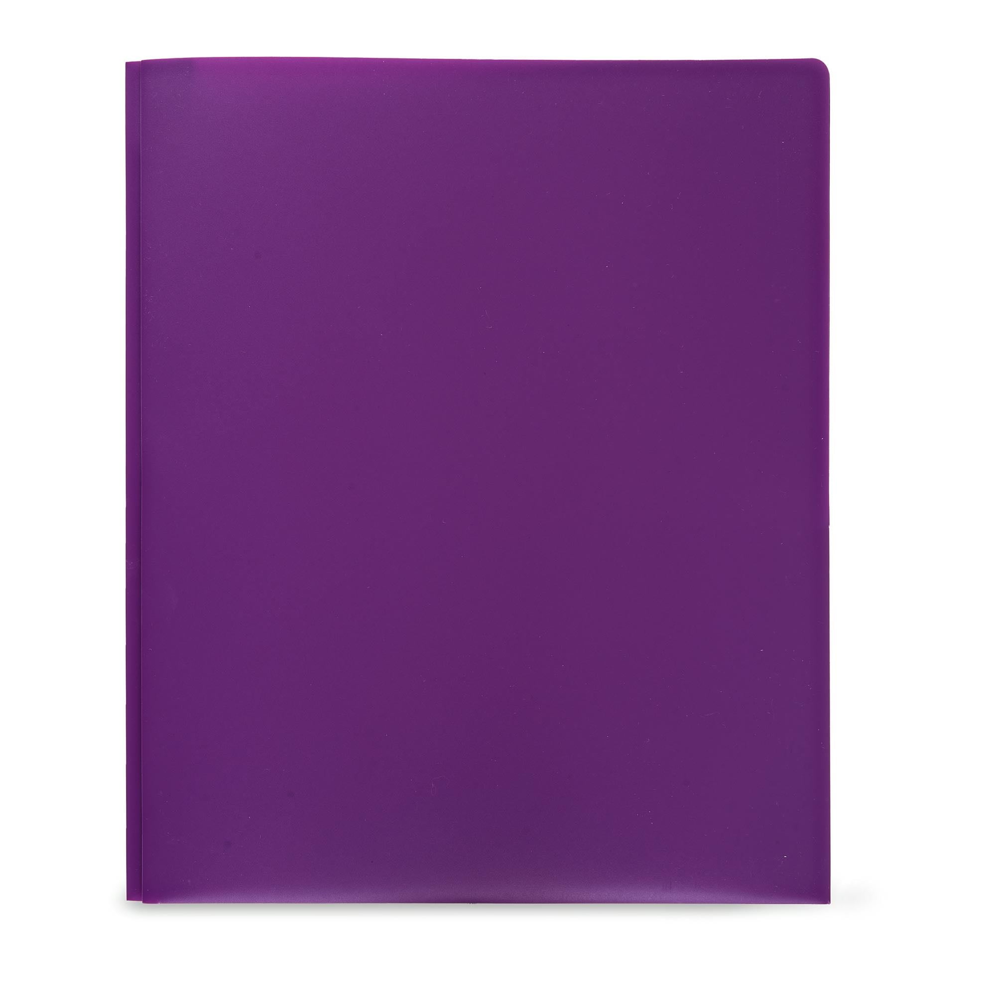 Pen + Gear 3 Prong Poly Folder, Purple - Walmart.com