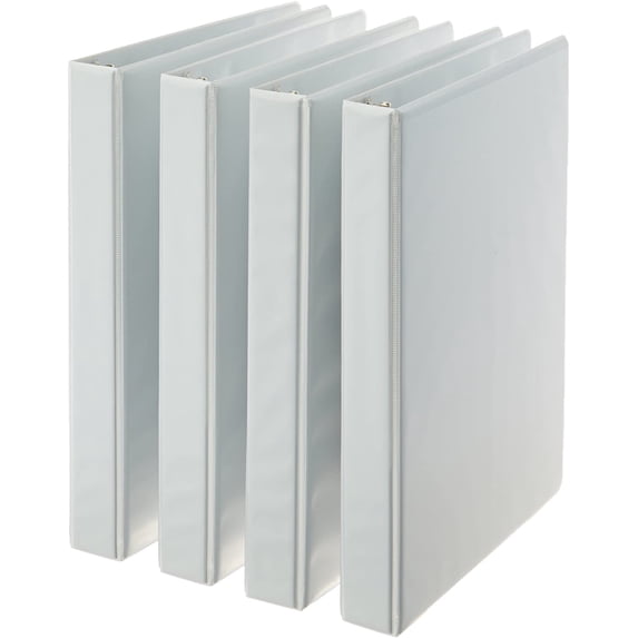 Pen + Gear 3-Ring Durable View Binder, 0.5 inch Binder Ring Type, Slant ...